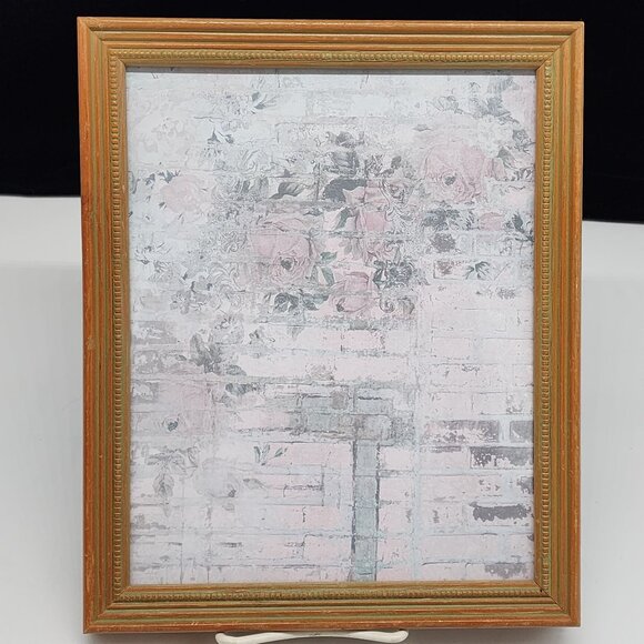 Accents | Vintage Wooden Picture Frame Wall Mount Green Wash Intricate ...